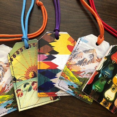 Desert Cactus Leather Wallet Mini Wallet Minimalist Wallet - Etsy