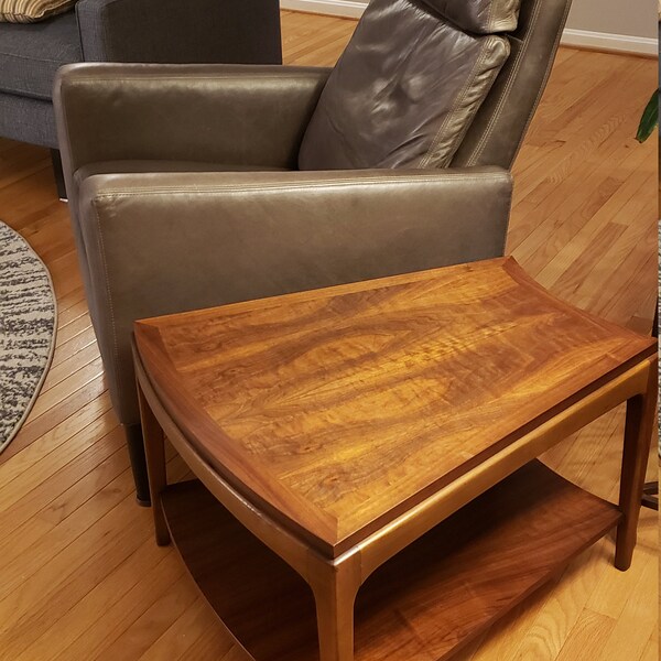 Mid-century Modern China Cabinet / Display Case / Bookcase One-piece ...