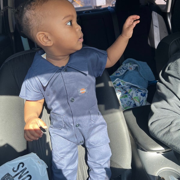 BLANK Custom Made Dickie Baby/toddler Jumpsuit (sizes Newborn - 5 Year ...