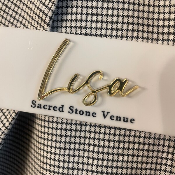 Custom Acrylic Name Badge Magnetic Name Badge Acrylic Name Plate ...