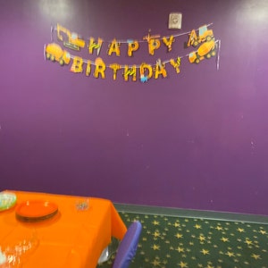 Construction Birthday Party Supplies Signs 12 Double Sided | Etsy