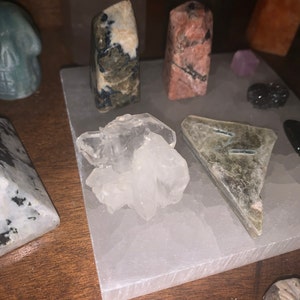 MEGA METAPHYSICAL SET With Wood Display Case Azeztulite | Etsy