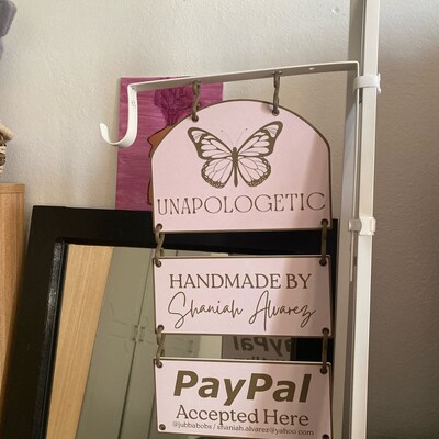 Personalized Sign for Hanging on Pop up Tents, Market Displays, Custom ...