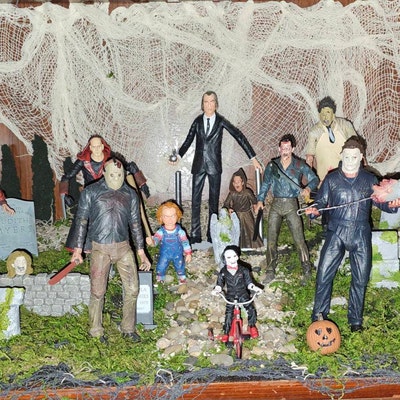 Multi-scale Slab Headstone Statue Dollhouse Miniature Tiny Grave Marker ...