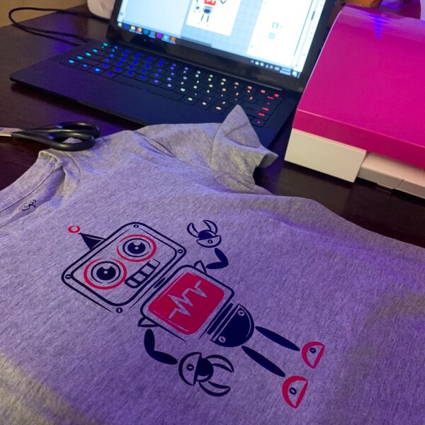 Boy Robot Svg / Dxf / Eps / Png Files. Download. Compatible With Cricut ...