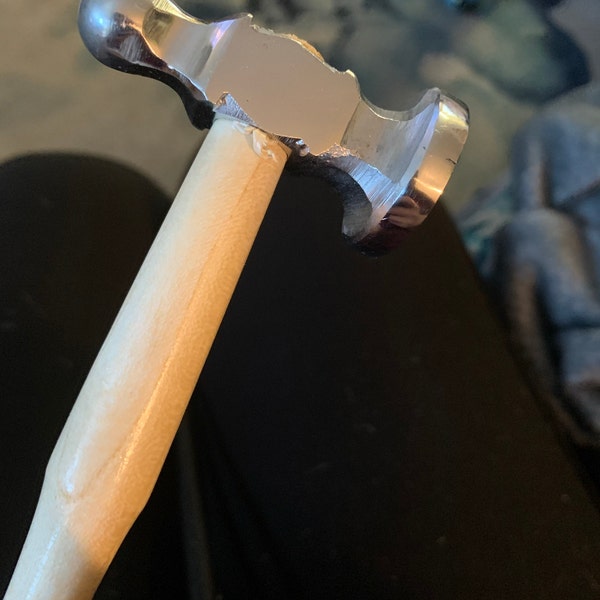 Chasing Hammer 28MM 4 OZ Slightly Domed 1 1/8 Inch, the Beadsmith, T55 ...