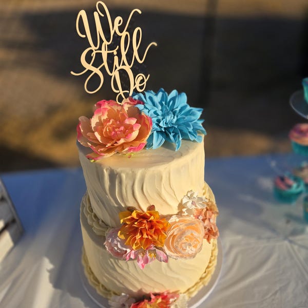 Wedding Cake Topper- Anniversary Cake Topper-personalized Cake Topper ...