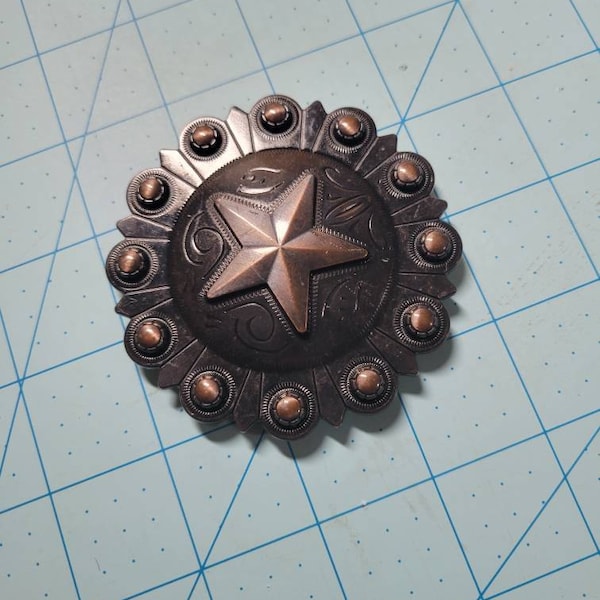 Berry Concho Antique Silver Screw Back 1-1/2" 7860-21 - Etsy
