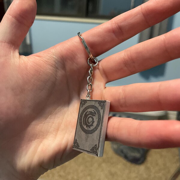 Custom Mini Book Keychain - Etsy