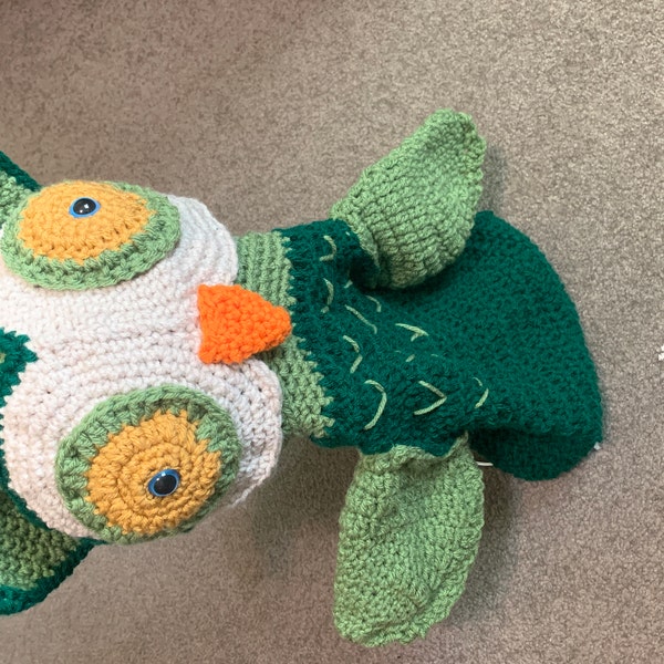 Crochet Pattern, Ismo the Owl Hand Puppet - Etsy