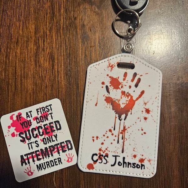 Print on Demand Crime Scene Messy Bun Cushioned Crew Socks Forensics ...