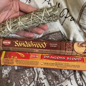 2X California White Sage Smudge Sticks With Rose Petals - Etsy