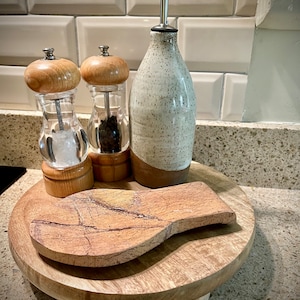 Wheel Thrown Salt Pot Ceramic Salt Pot Salt or Pepper Pot Stoneware ...