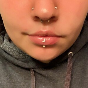 Septum Retainer Bioflex PTFE Clear Invisible 16g 14g 12g 10g | Etsy