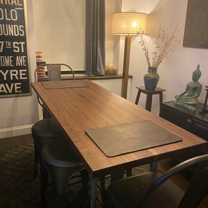 Walnut Butcher Block Table Top // Conference Table Counter - Etsy
