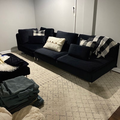 Soderhamn Seat Sofa Cover, Custom Made Cover Fits IKEA Soderhamn Sofa ...