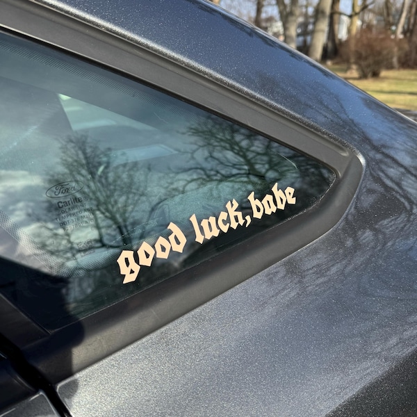 Good Luck Decal - Etsy