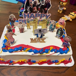 Sing 1 and Sing 2 Cupcake Topper, Sing Cupcake Topper, Sing 2 Cupcake ...