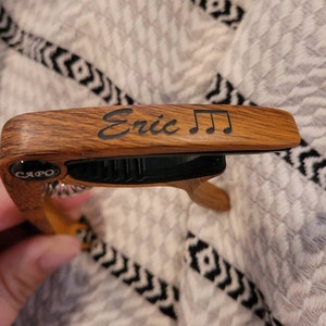Personalized Guitar Capo, Guitar Gift, Custom Capo, Musician Gifts ...