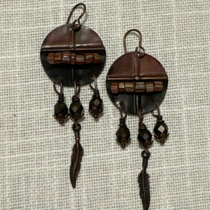 Rustic Button Bracelet, Southwest Arrowhead, Ethnic Bone, Organic ...