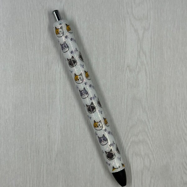Cat Pen Wrap, Kitten Pen Wrap, Animal Pen Wrap, Epoxy Pen Wrap, Pen ...