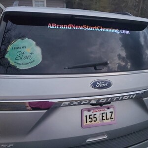 Custom Windshield Decals Word and Number Car Truck Window | Etsy