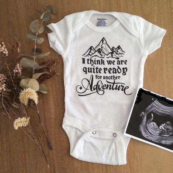 Another Adventure Onesie®, Fantasy Baby Announcement, Adventure ...
