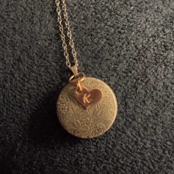 DAINTY Rose Gold, Gold or Silver Locket Necklace -locket With Picture ...