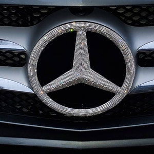 Rhinestone Bling Car Emblemsmercedes Benz 3D Emblem.only - Etsy