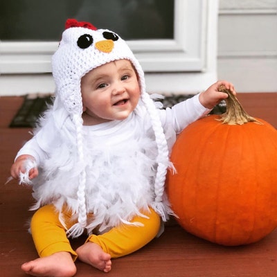 Chicken Hat Rooster Hat Winter Hat Photo Prop Crochet Hat Barn Yard ...