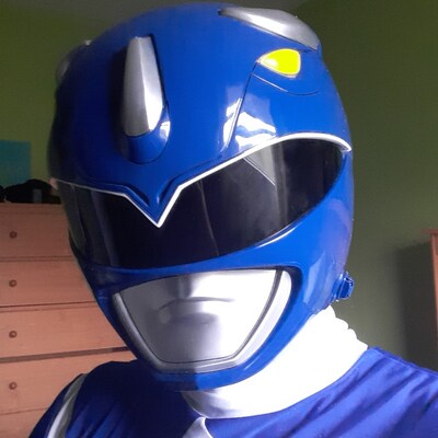 ANIKI Blue MMPR Ranger Cosplay Helmet Collectible Mask Replica - Etsy