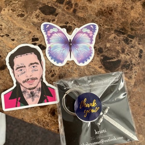 POST MALONE Inspired Sword Y-chain Necklace // circles - Etsy