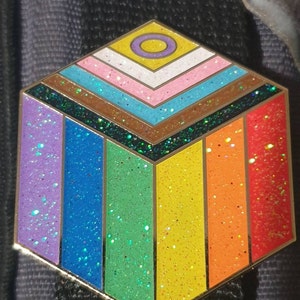 Pronoun Slider Enamel Pin He She Variation Gender Identity Fluid ...