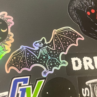 Holographic Star Bat Constellation Sticker 2 Sizes Vinyl - Etsy