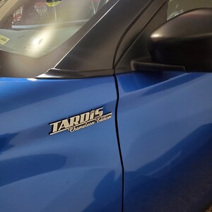 TARDIS Chameleon Edition Dr Who Car Emblem Chrome Plastic - Etsy