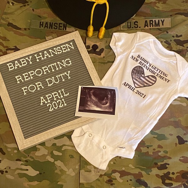 Military Baby Onesie® - Military Homecoming, Military Deployment, Made ...