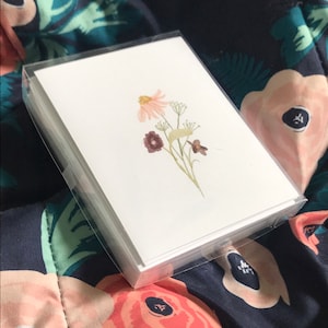 Wildflower Set of 12 | Greeting Card Collection With Envelopes - Etsy