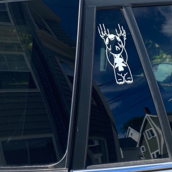 Scratching Stitch Vinyl Decal/sticker - Etsy