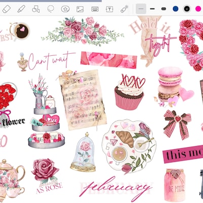 Aesthetic DIGITAL STICKERS, Digital Quote Stickers, Neutral Boho ...