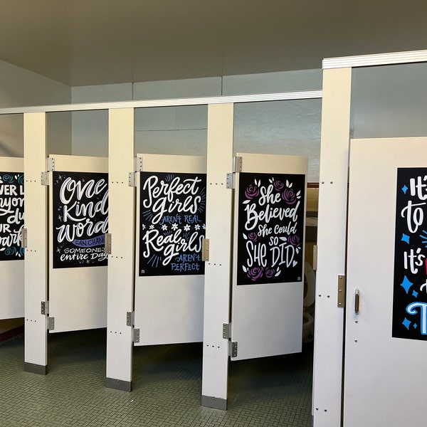 Installing Inspiration Vinyl School Bathroom Decal - 180+ Designs of ...