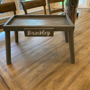 Dog Food Table Stand Dog Dinner Table Elevated Rustic Farmhouse Dog ...