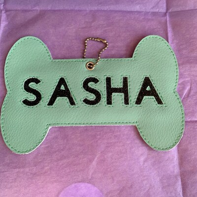 Vegan Leather Fursuit Collar Name Tag Furry Name Tag Con - Etsy