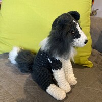 Crochet Pattern for Finnly Realistic Crochet Border Collie - Etsy Sweden