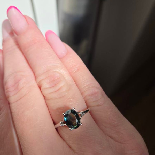 Asscher Cut Moissanite Men Ring 18K/14K/10K Solid Yellow Gold ...