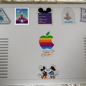 Magic Disney World Road Sign Transparent Laptop Sticker/ Mickey Disney ...