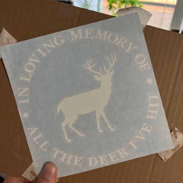 In Memory Decals - Various Styles and Colors - Etsy