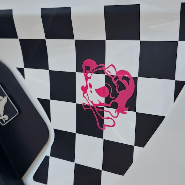Girl Skull Vinyl Decal Sticker - Etsy
