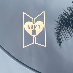 BTS Logo Decal BTS X ARMY Heart Decal Bts Laptop Decal Army Gift Kpop ...