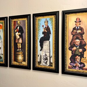 Set of 4 Stretching Room Poster Haunted Mansion Poster Disney ...
