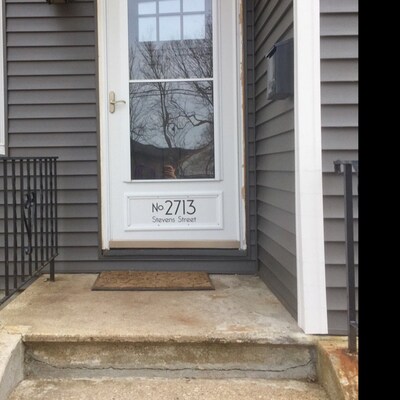 House Number Decal, Street Address Sticker, Personalized Door Number ...